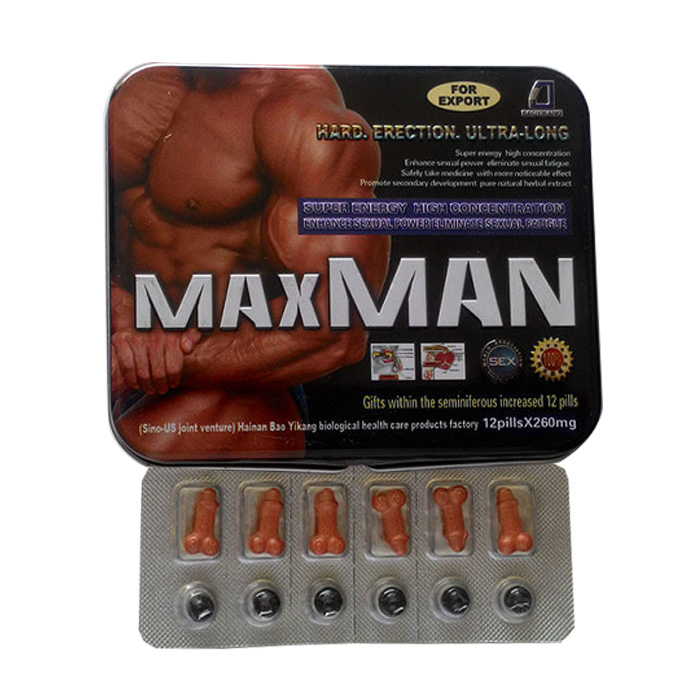 Maxman 12 viên lớn + 12 viên nhỏ - Tăng cường sinh lý nam